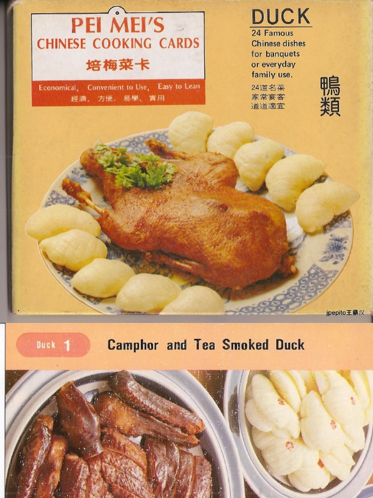 Pei Mei's Chinese Cooking Cards - Duck | PDF | Stir Frying | Soy Sauce