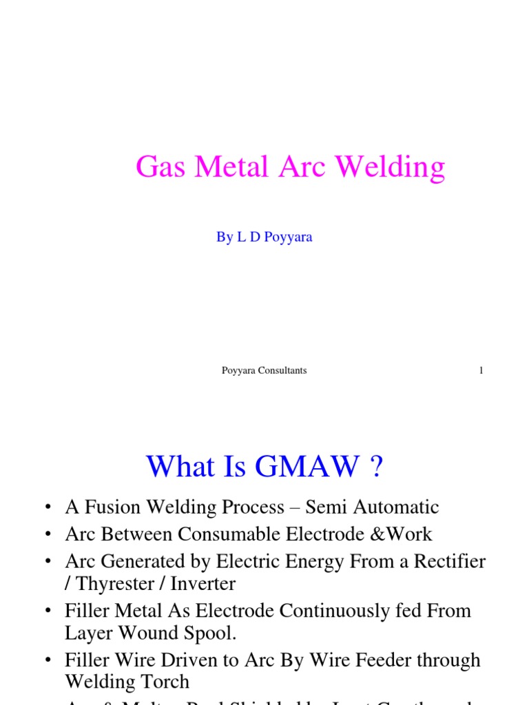 GMAW | PDF | Welding | Construction
