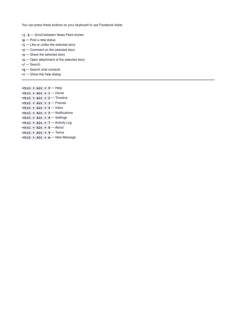 Facebook Stuff | PDF | History