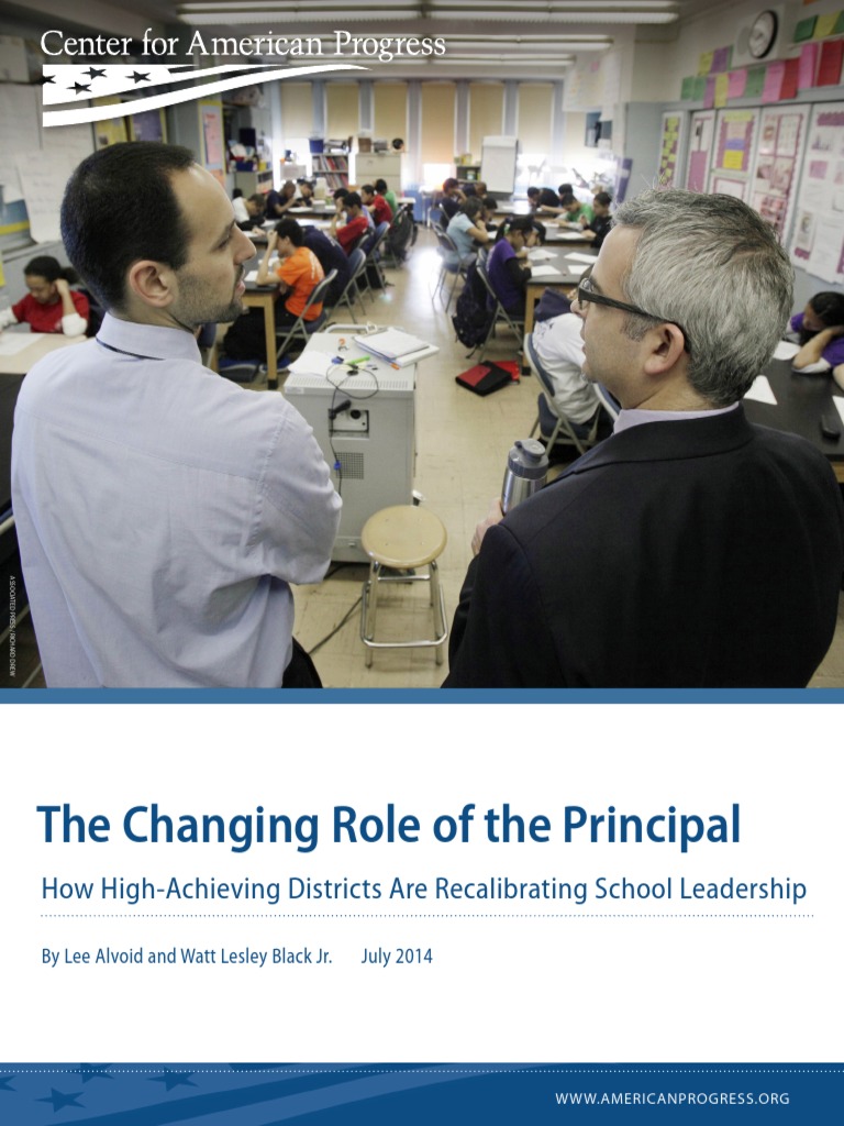 The Changing Role of The Principal | PDF | Head Teacher | Teachers