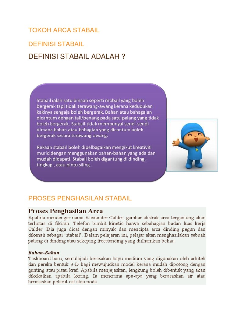 Tokoh Arca Stabail | PDF