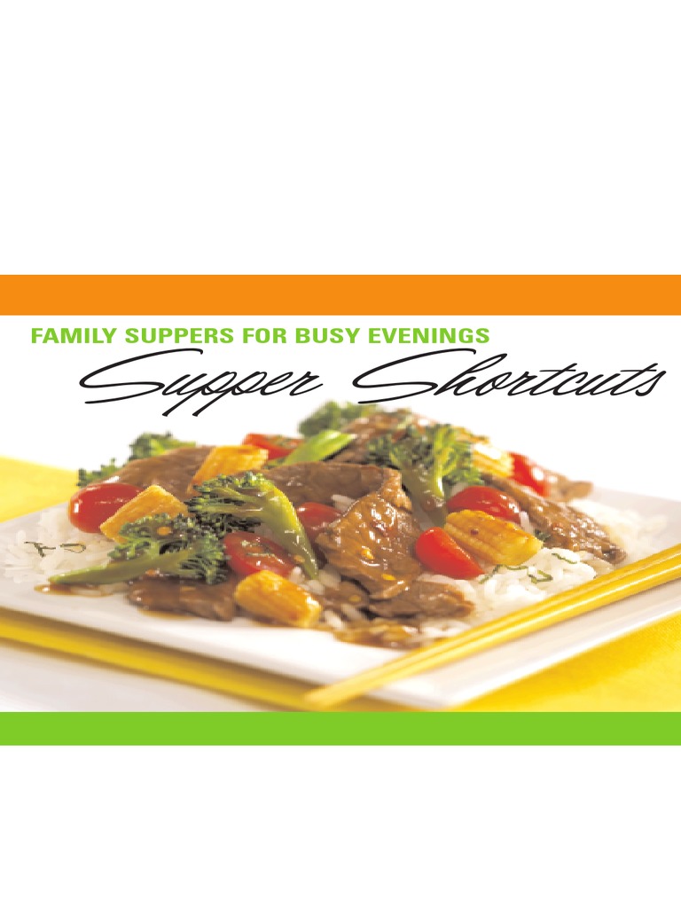 Supper Shortcuts: Family Suppers For Busy Evenings | Download Free PDF ...