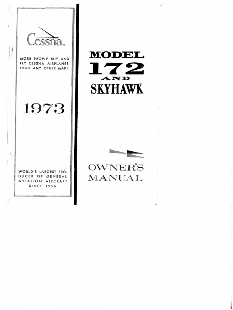Cessna 172 Manual | PDF