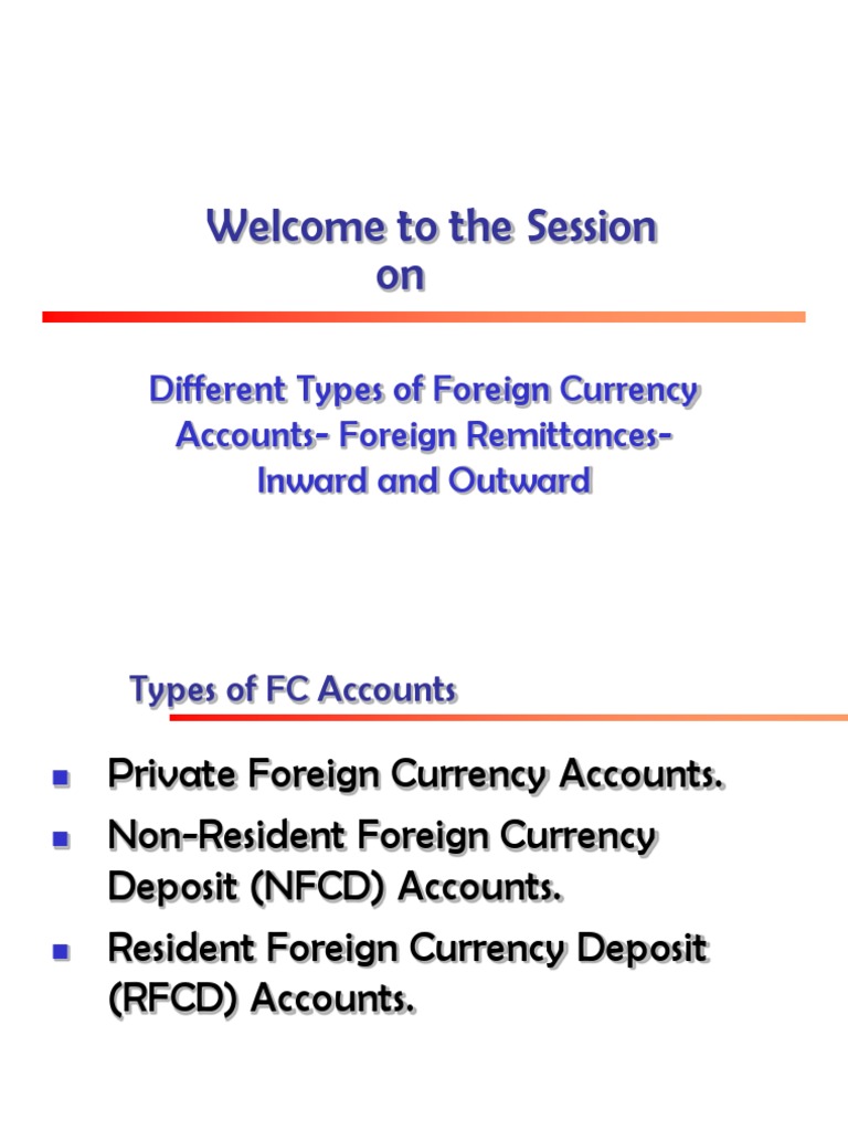 Foreign Currency Accounts Guide | PDF | Exchange Rate | Pound Sterling