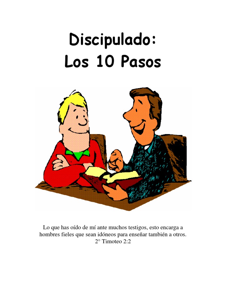 Discipulado Los 10 Pasos | PDF | Bautismo | Gran comisión