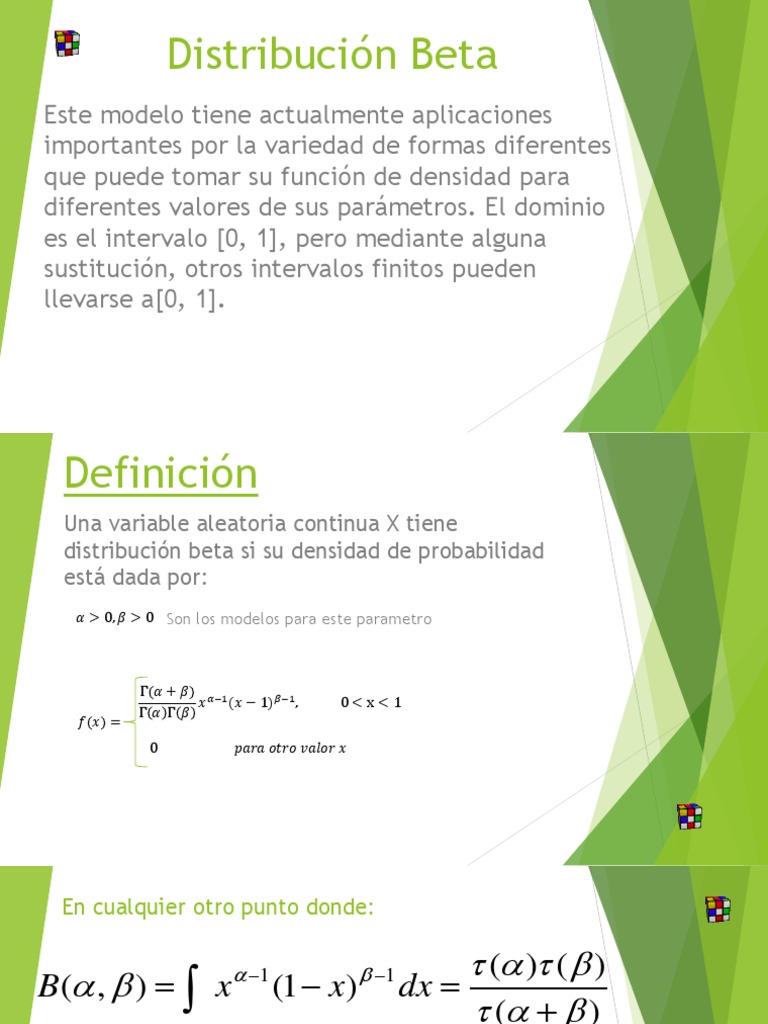 Distribución Beta | PDF | Distribución de probabilidad | Función de ...
