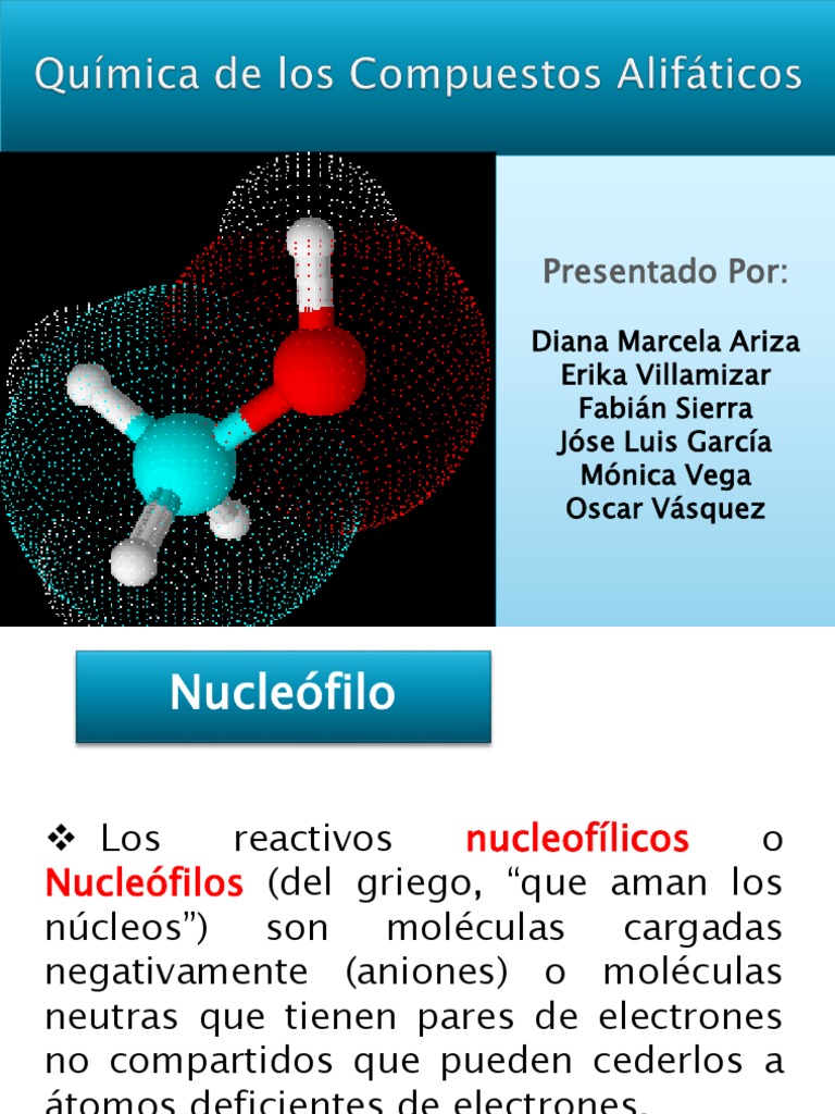 Presentación Química de Los Compuestos Alifáticos. | PDF | Cinética ...