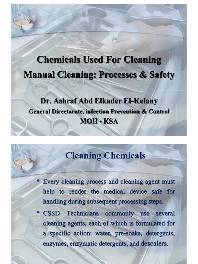 Chemicals Used For Cleaning & Manual Cleaning Processes - FINAL 2 | PDF ...