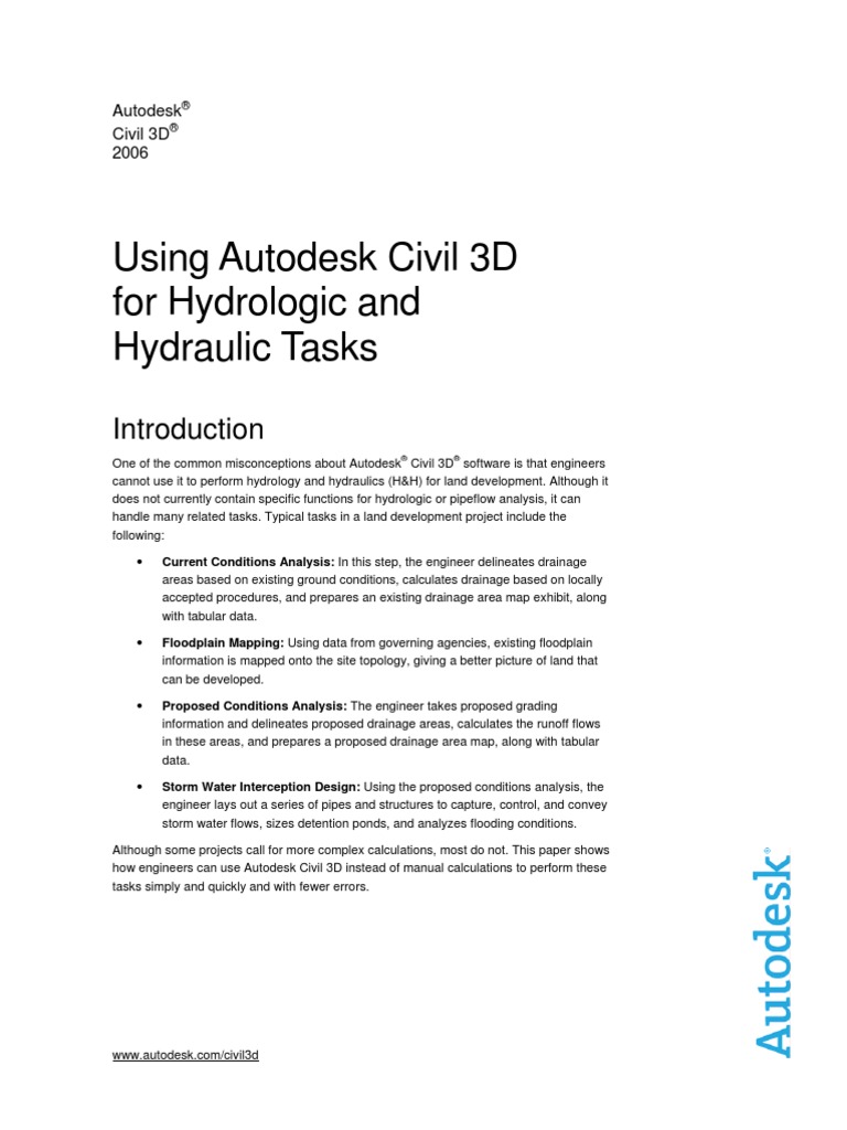 White Paper Civil 3D 2006 HH FINAL | PDF