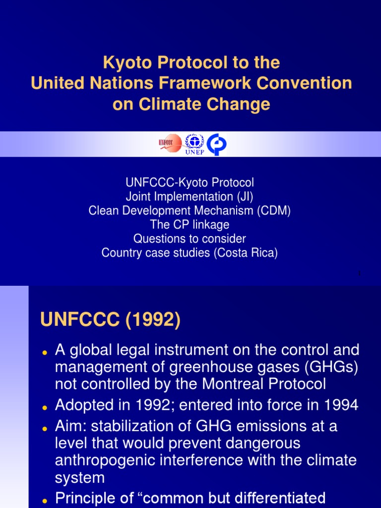 Kyoto Protocol 1997 | PDF | Kyoto Protocol | Clean Development Mechanism
