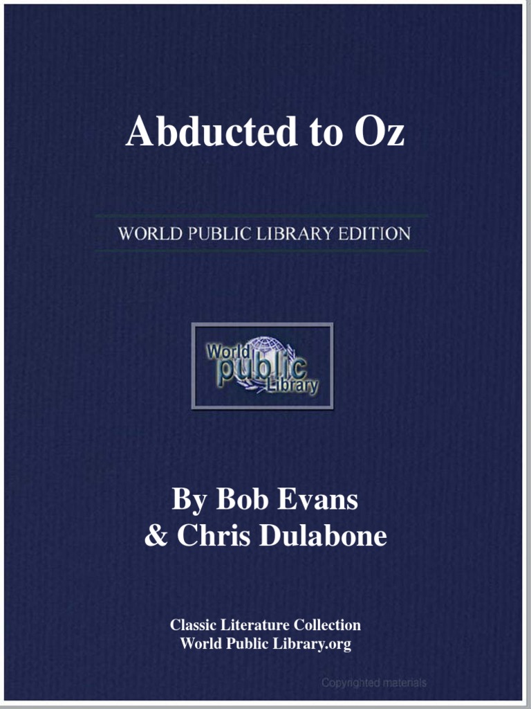Abducted To Oz | PDF | Land Of Oz | Milky Way