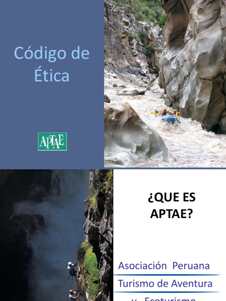 Código de Etica APTAE | PDF | Turismo | Calidad (comercial)