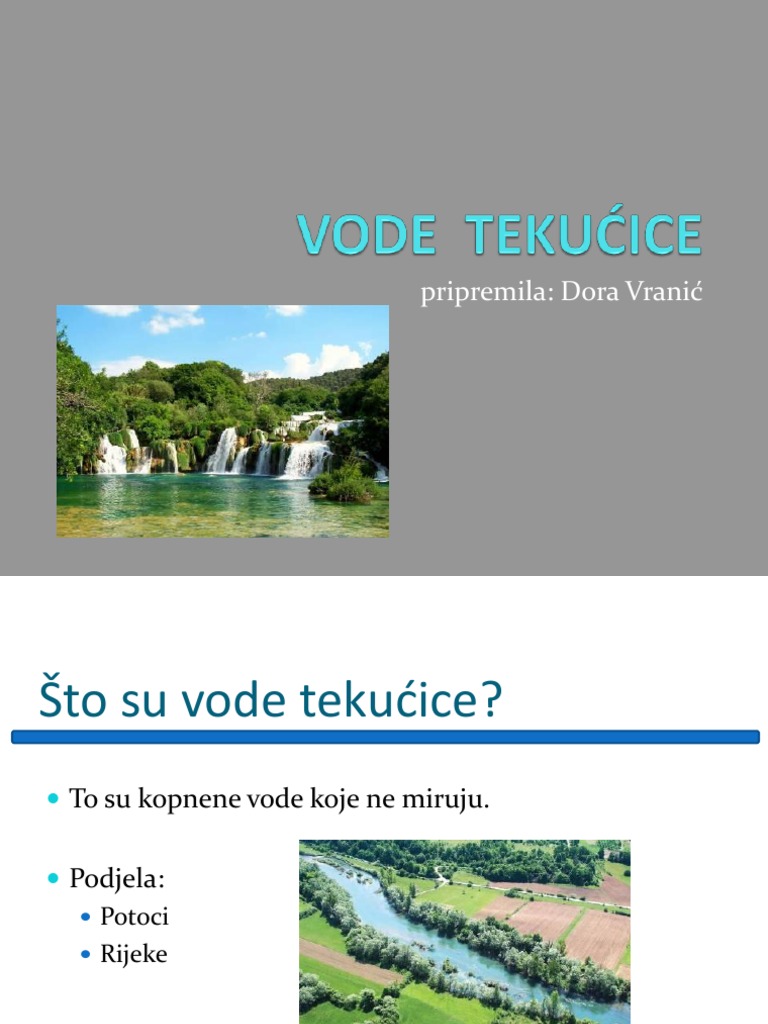 Vode Tekucice | PDF