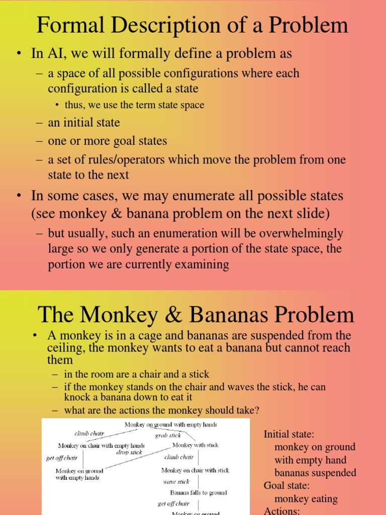 Monkey and Banana | PDF | Areas Of Computer Science | Mathematical ...