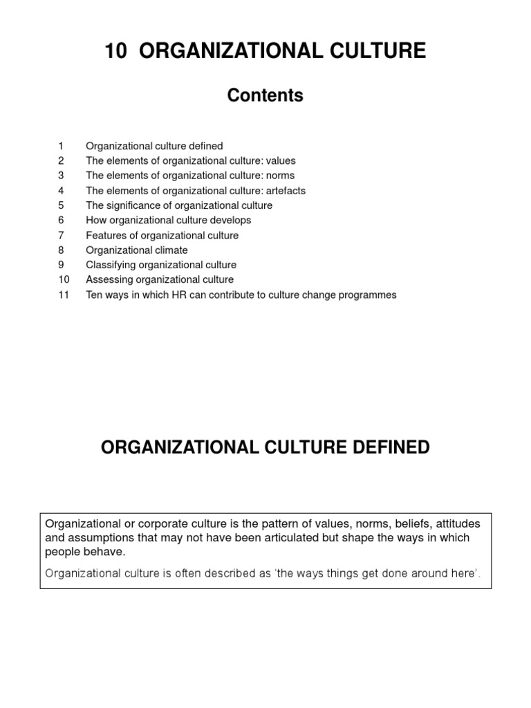 Understanding Organizational Culture: A Comprehensive Guide to Defining ...