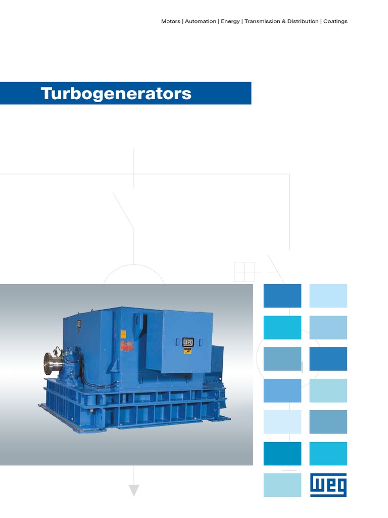 WEG Turbogenerators | PDF | Electrical Engineering | Electrical Equipment