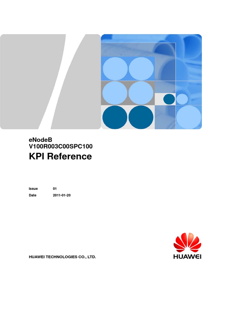 LTE KPIs Formulas-Huawei | PDF | Lte (Telecommunication) | Performance Indicator