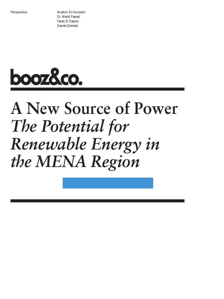A New Source of Power-FINAL | PDF | Renewable Energy | Photovoltaics