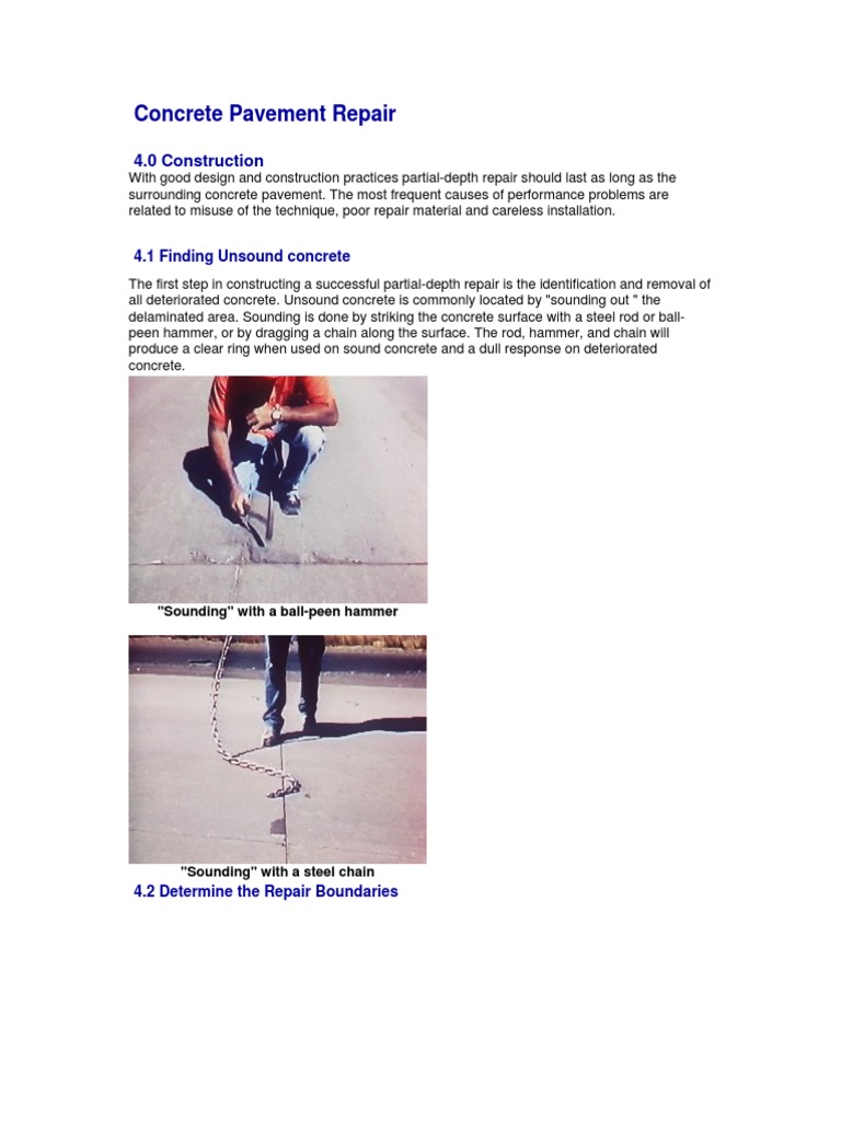 Concrete Repair Guide for Contractors | PDF | Road Surface | Concrete
