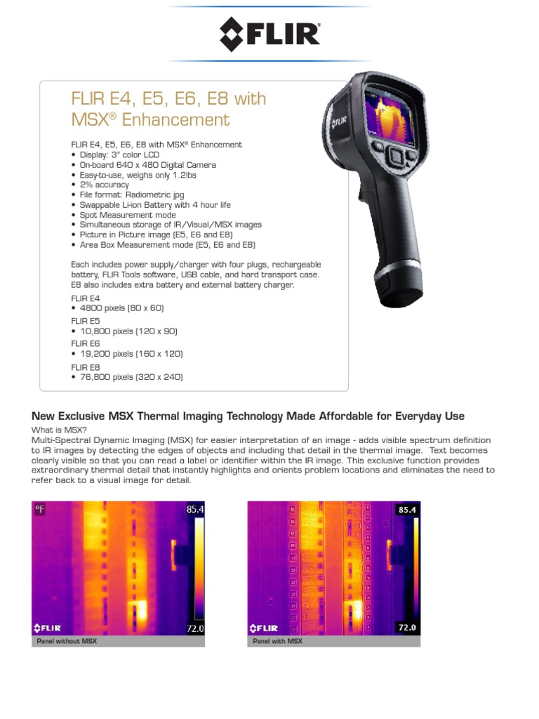 FLIR Ex Series Datasheet | PDF