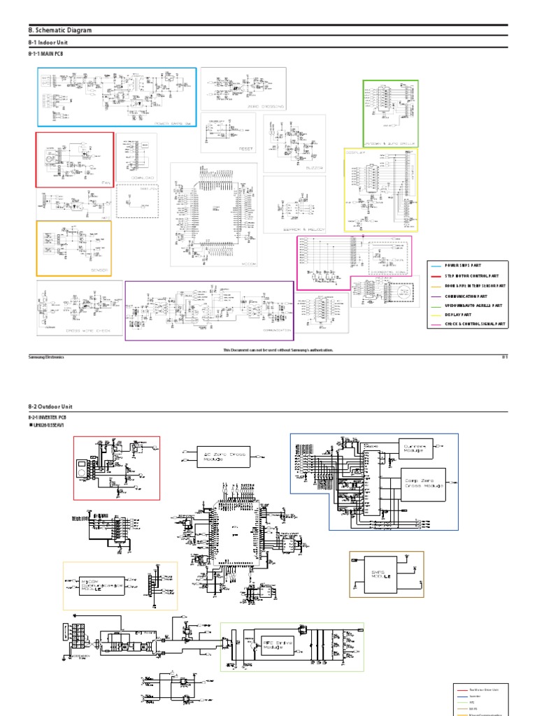 Schematic Diagram: 8-1 Indoor Unit | PDF