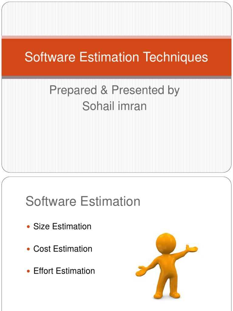 Software Estimation Techniques | Download Free PDF | Estimation ...