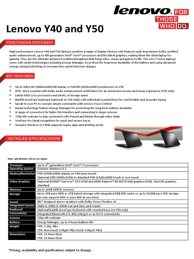Y, Z, C-Series and LBG Monitors Spec Sheets | PDF | Computer Monitor ...