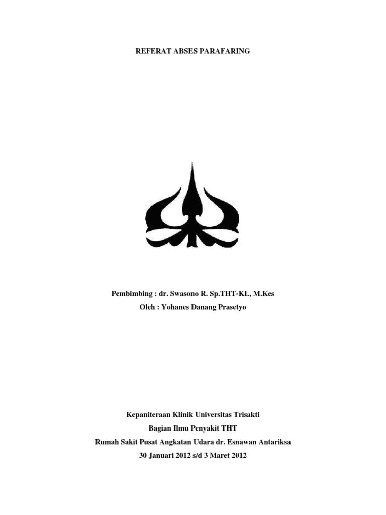 Abses Parafaring | PDF