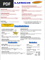 Royal Farms Chicken Menu & Prices | PDF | Hamburgers | Sausage