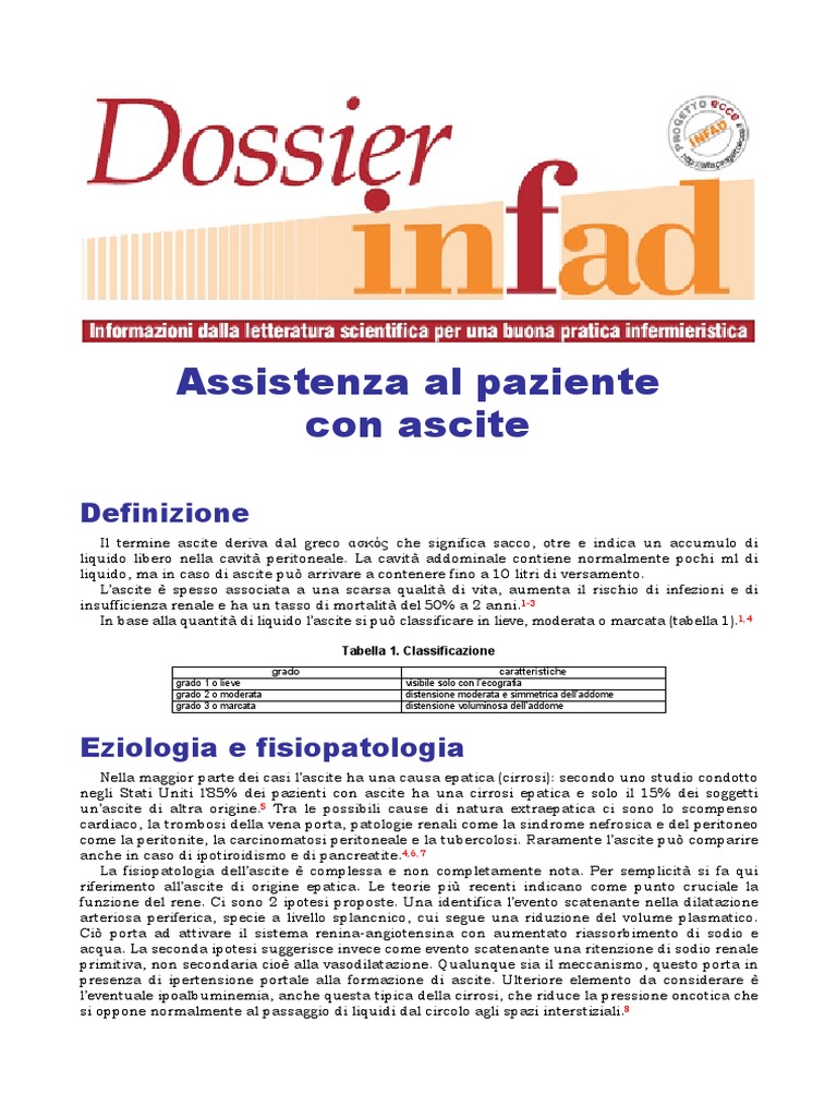 Paziente Con Ascite | PDF