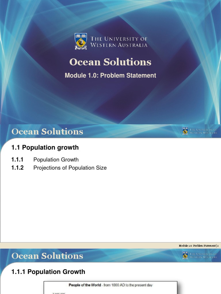 1.0 Problem Statement - Editted | PDF | Global Change | Resource