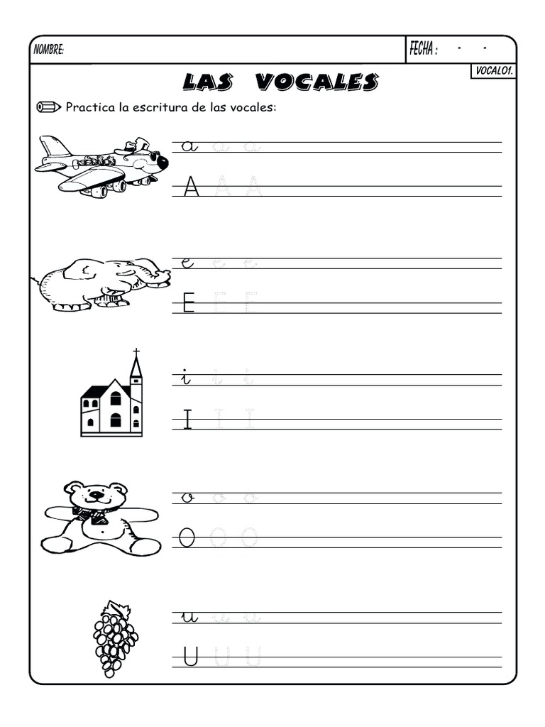 Actividades Consonantes | PDF