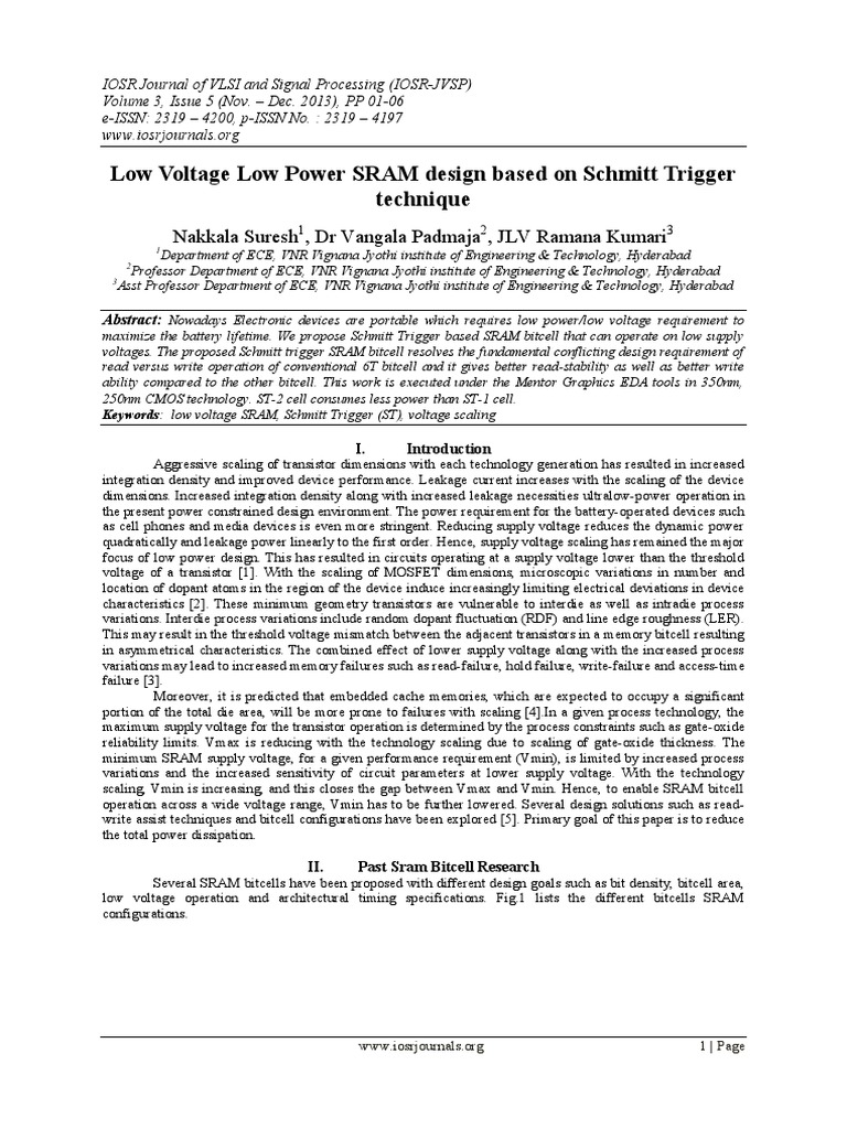 Low Power Sram | PDF | Mosfet | Power Inverter