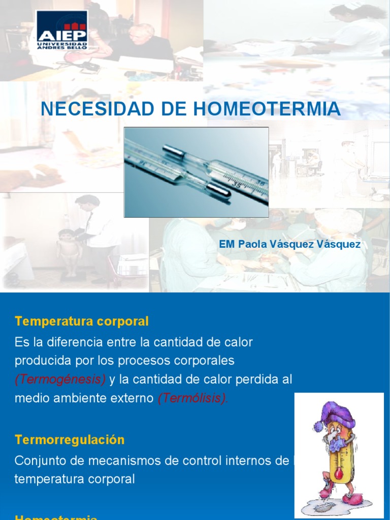 Clase 5. Necesidad de Homeotermia | PDF | Termorregulación | Termodinámica