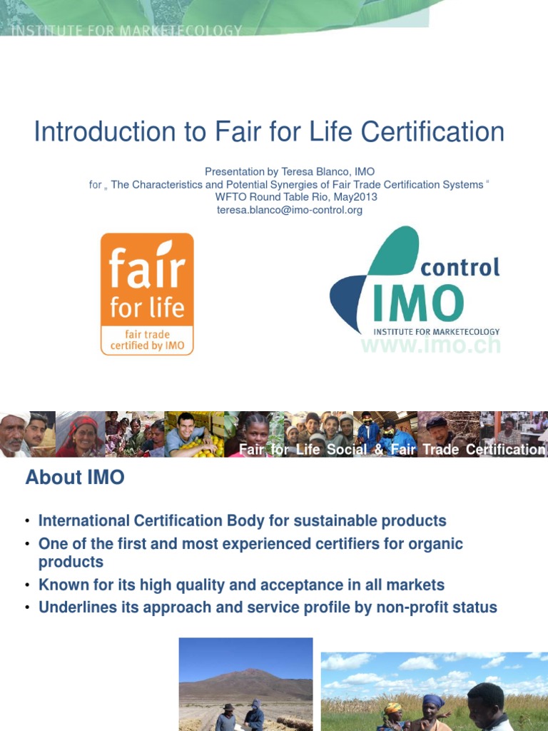 28.05.13 Fair For Life WFTO AGM Final | Download Free PDF | Fair Trade ...