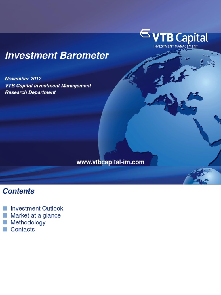 Investment Barometer | Download Free PDF | Financial Markets | Risk