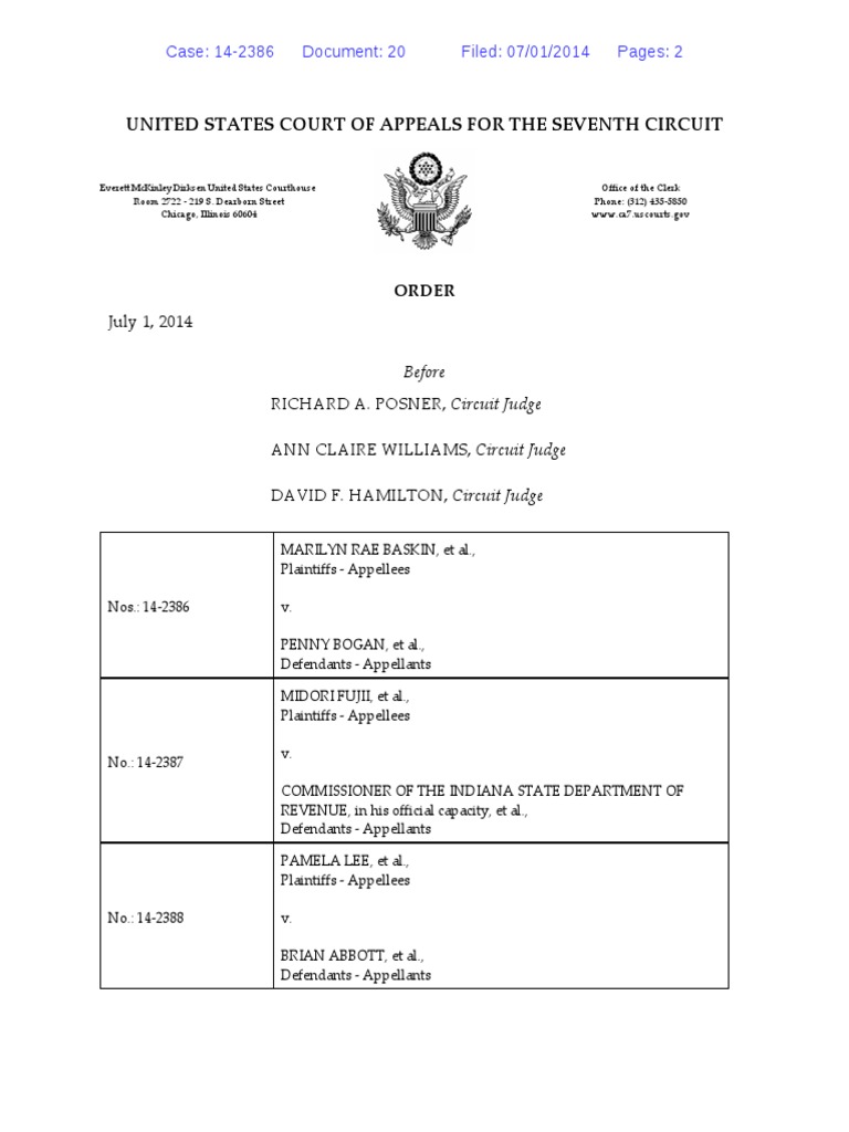 United States Court of Appeals For The Seventh Circuit | PDF