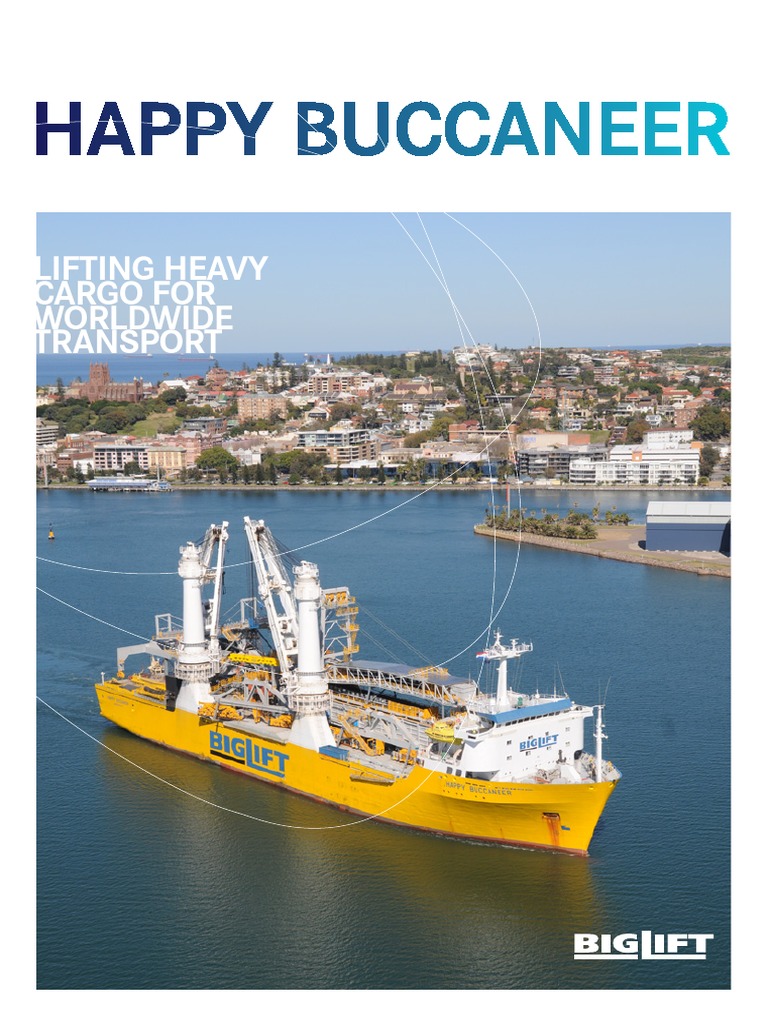 Biglift Specs Happy Buccaneer | PDF | Crane (Machine) | Ships