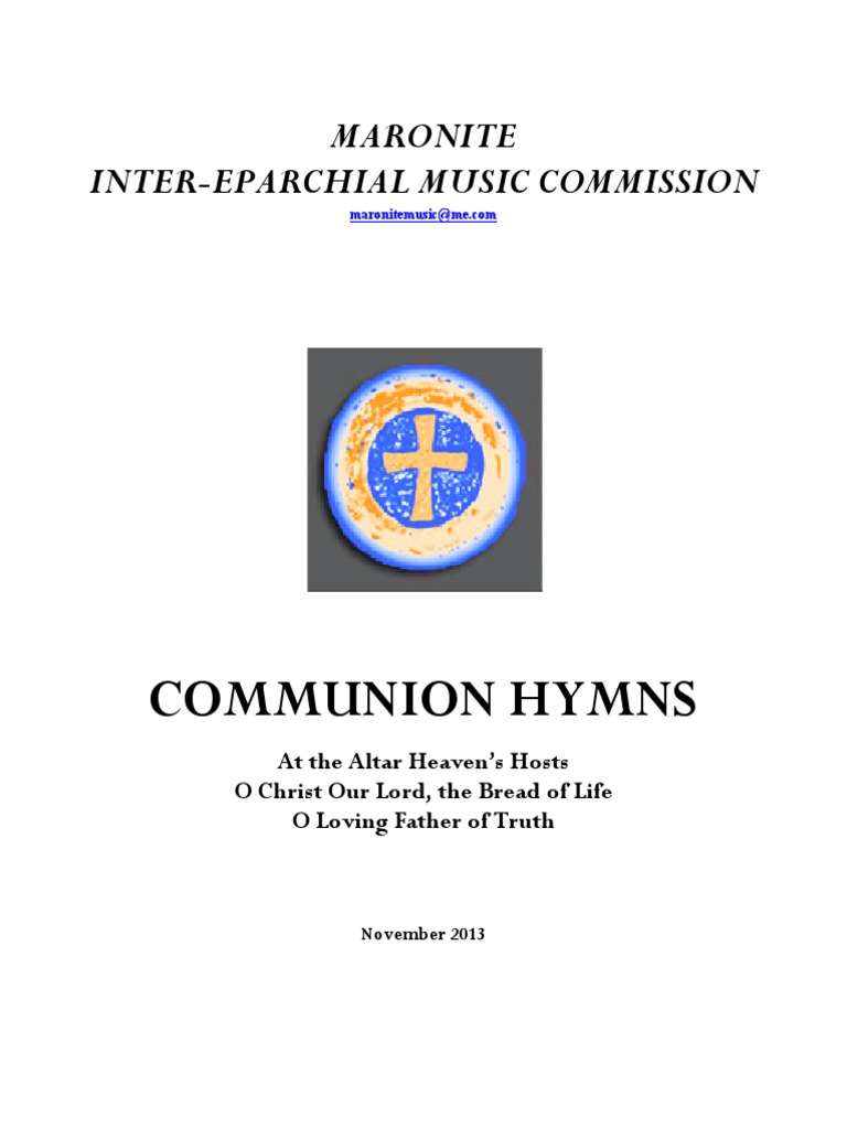 3 New Communion Hymns 2013 | PDF | Eucharist | Mass (Liturgy)