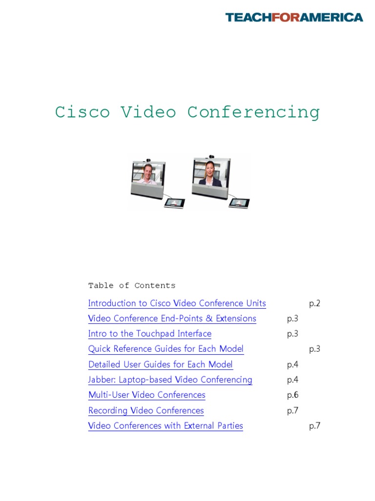 Cisco Video Conferencing Setup Guide | PDF | Videoconferencing | Mac Os ...