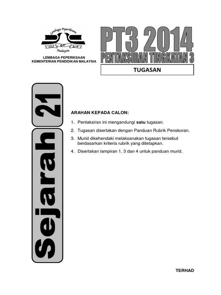 Sejarah PT3 | PDF