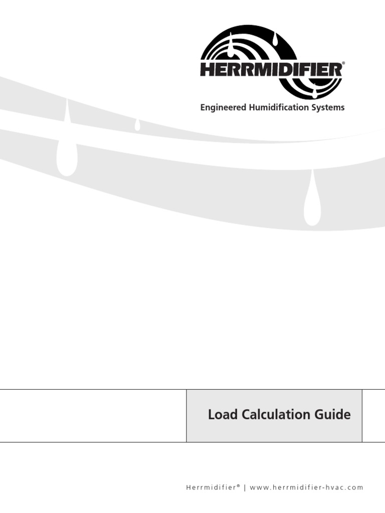 Load Calculation Guide: Engineered Humidification Systems | PDF ...