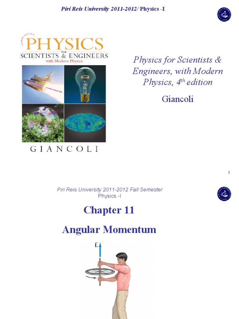 Physics For Scientists & Engineers, With Modern Physics, 4 Edition | PDF | Rotation Around A ...