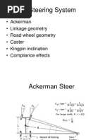 Ackerman Angle Calculations | PDF | Steering | Triangle