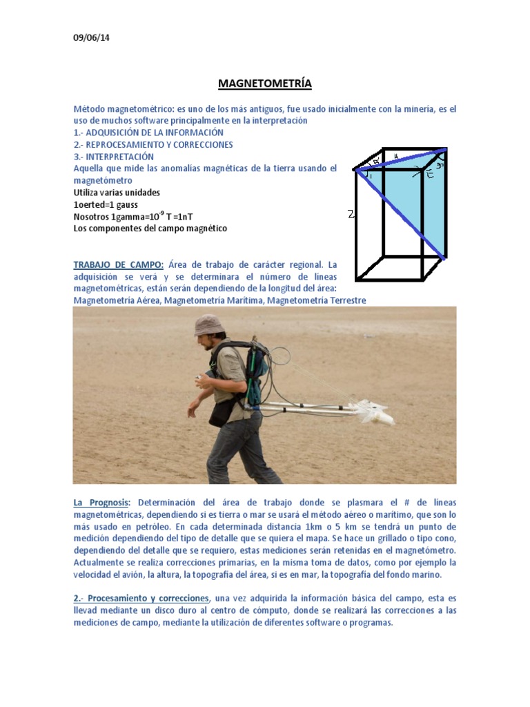 Magnetometría 09-06-14 | PDF | Tierra | Topografía