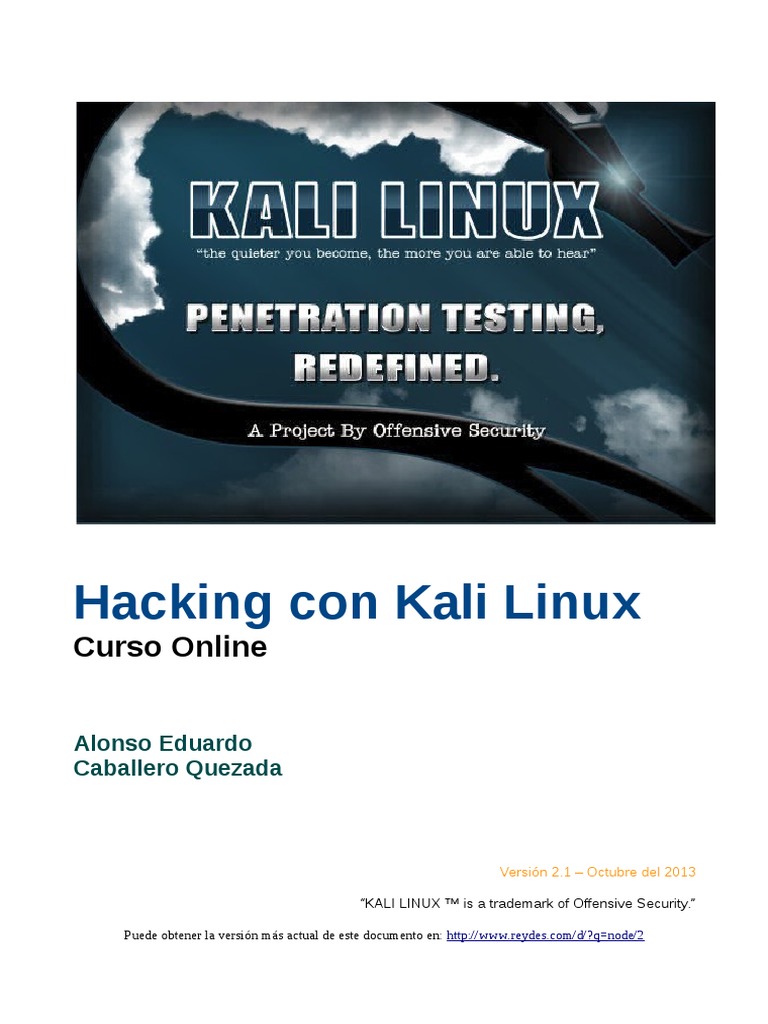 Tutorial Kali Linux PDF | PDF
