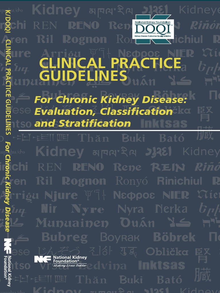 CKD Evaluation Classification Stratification | PDF | Renal Function ...