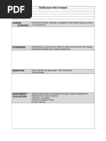 TEAM Lesson Plan Template Teacher: Class: Course Unit: Lesson Title ...