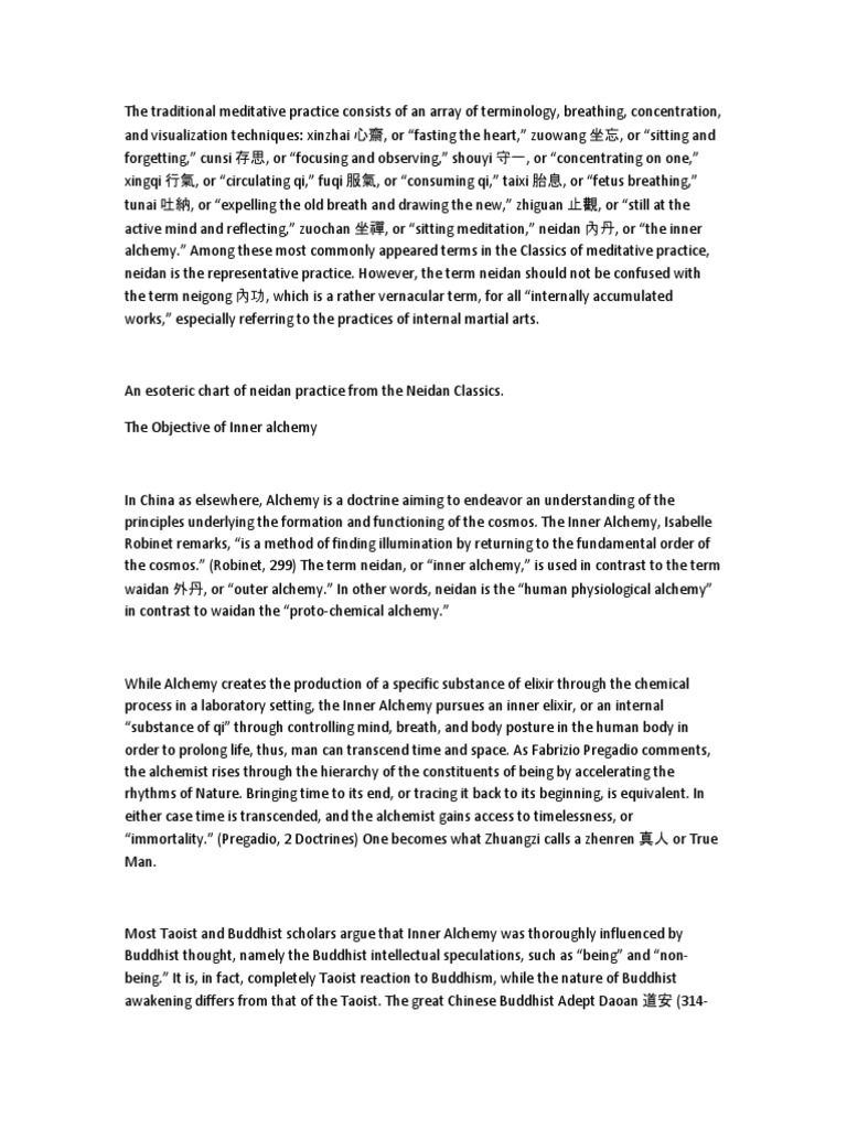 Neidan,The Traditional Meditative Practice | Neidan | Alchemy