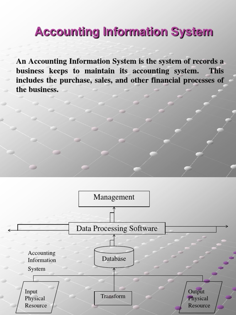 Accounting Information System | PDF | Information System | System